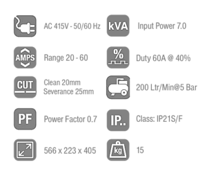 Jasic Cut 60 Plasma Cutter (3 Phase) | Gasweld