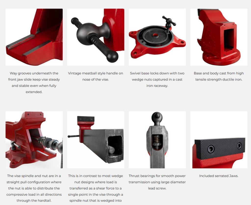 Fireball Tools Hardtail Heavy Duty Production Vise | Gasweld