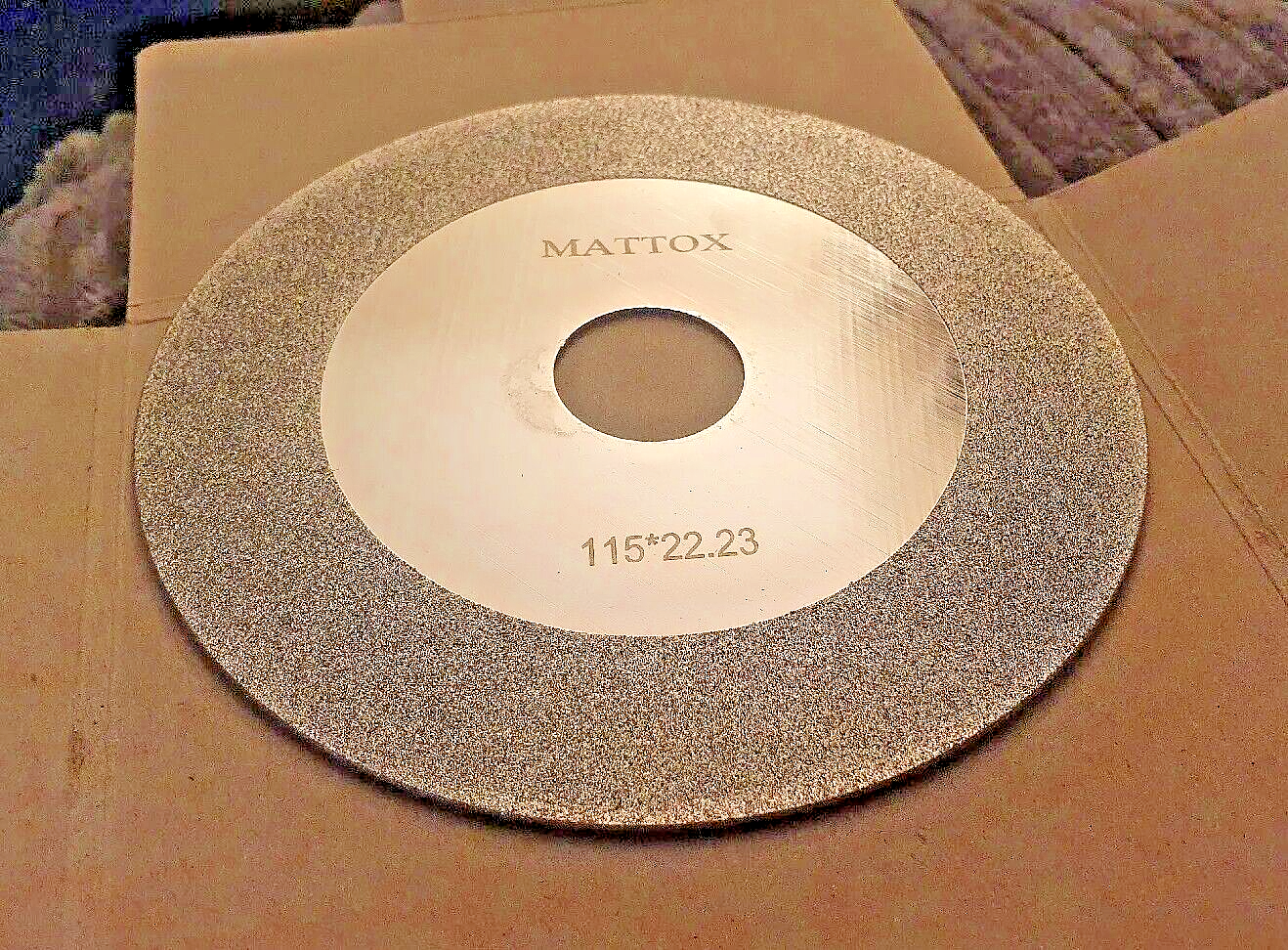 Mattox 115mm Diamond Disc for Sharpening Tungstens